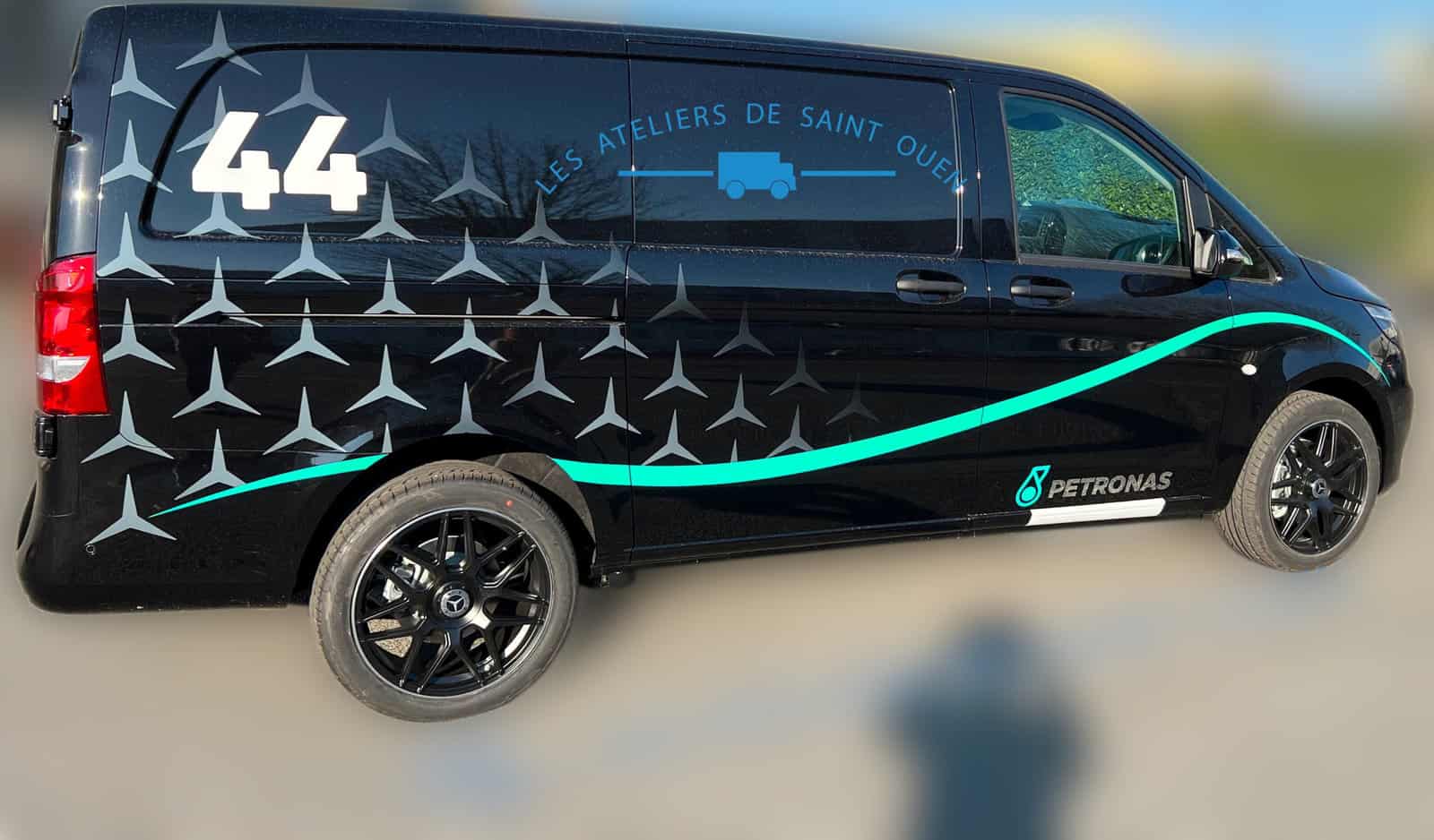 Customisation d'un Mercedes Vito "PETRONAS" - Mars 2023 - Ateliers de ...